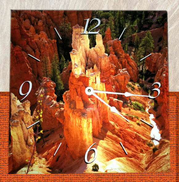 12″ x 12″Quartz Clock – Windy Mesa Studios